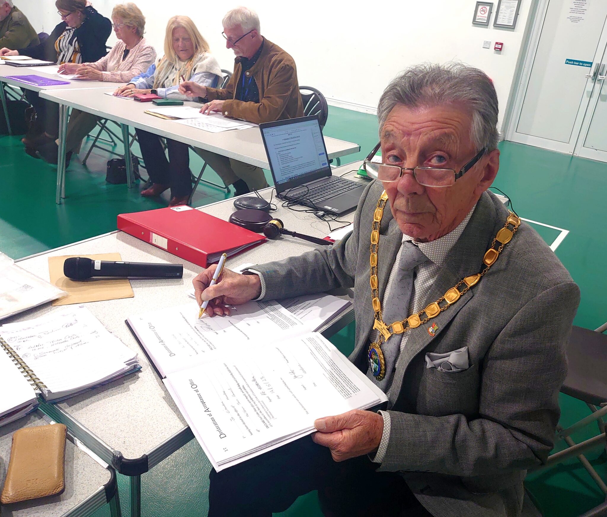 Town Mayor & Chairman Elected at Annual Meeting - Hailsham Town Council