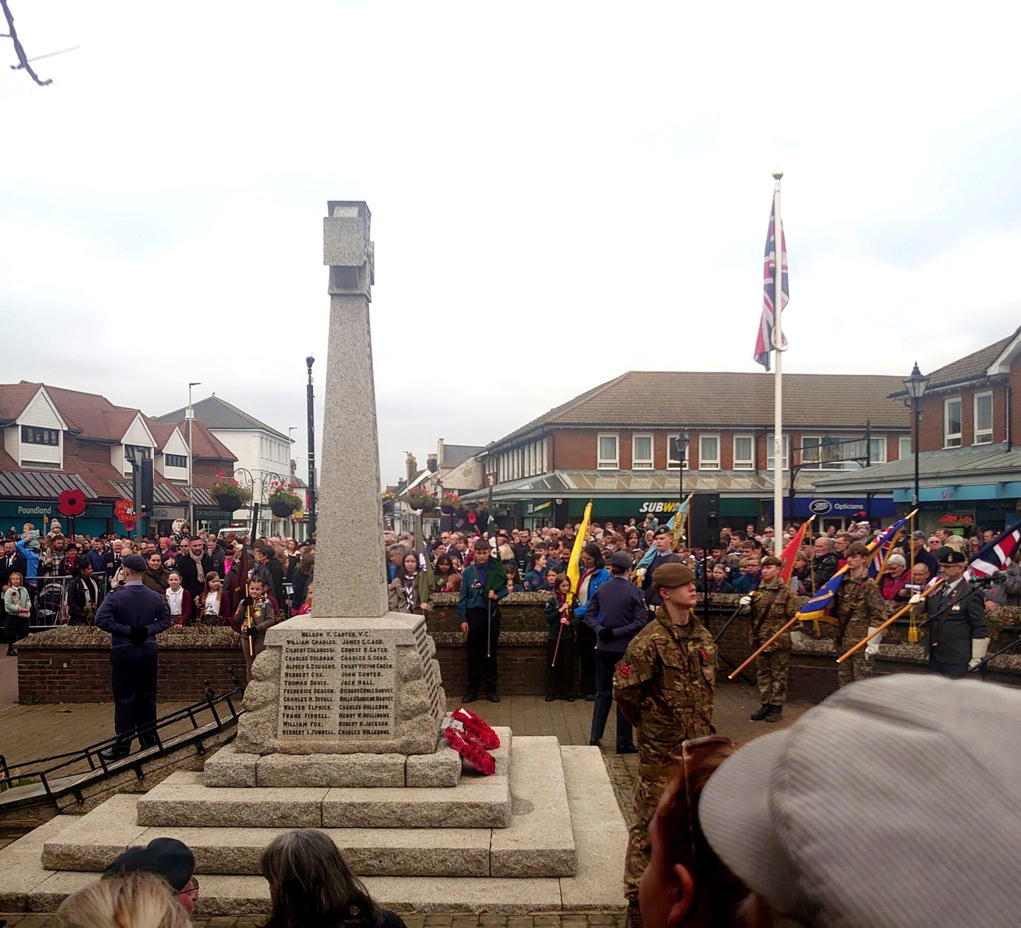 Town Mayor Joins Councillors and Veterans in Remembrance - Hailsham ...